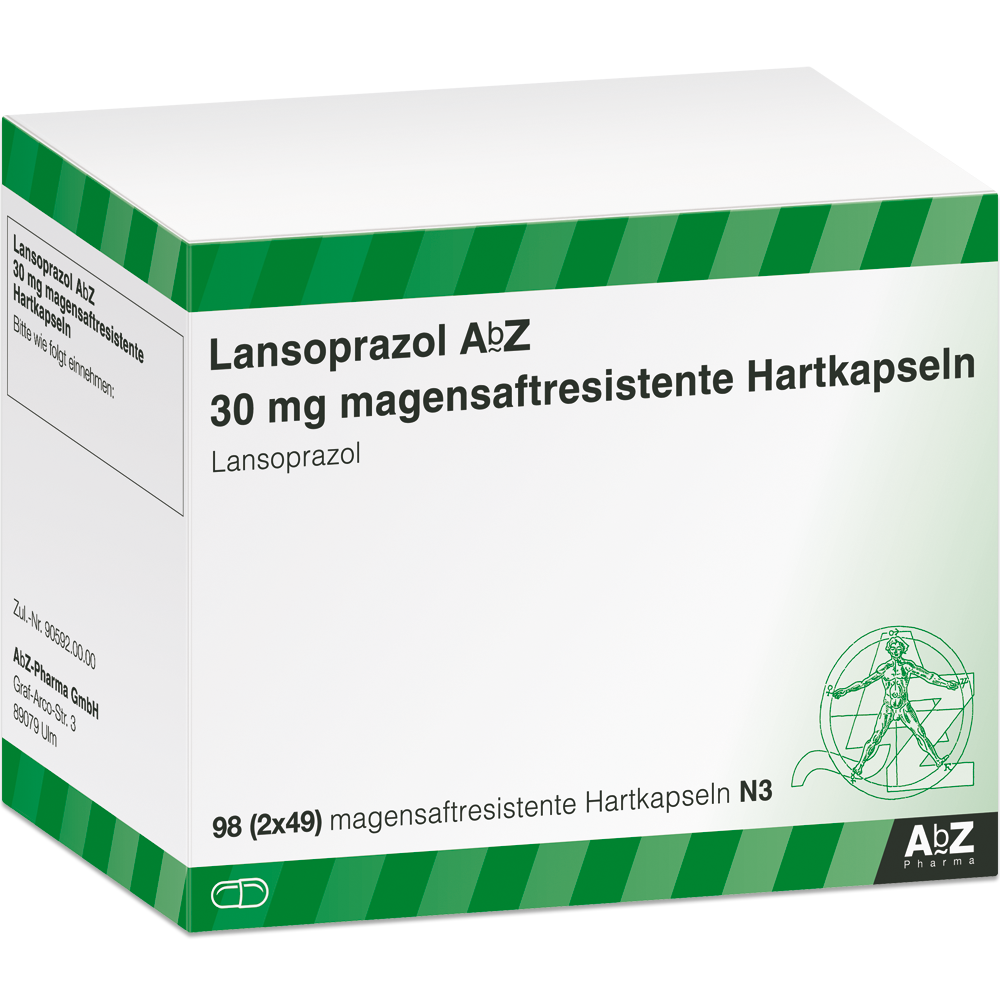 Lansoprazol AbZ 30 mg magensaftresistente Hartkapseln - AbZ-Pharma GmbH